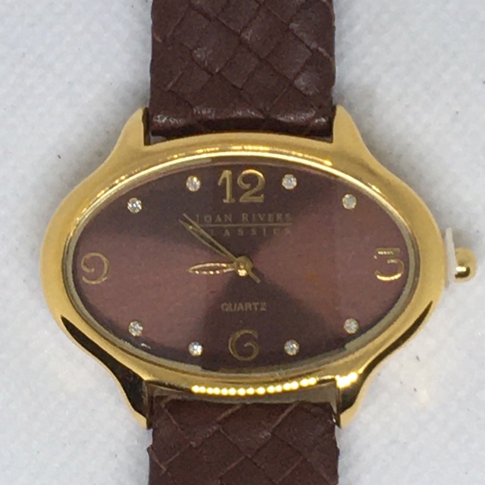 Vintage Joan Rivers Classics 377 Watch With Leather B… - Gem